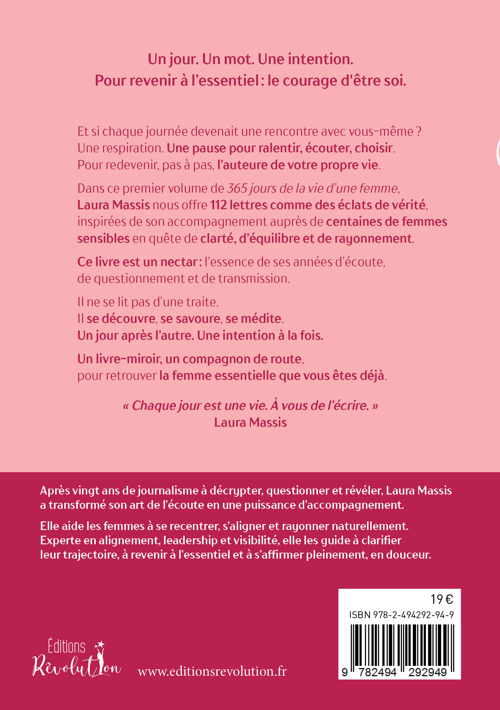 365 jours de la vie d'une femme - Saison 1 : un mot par jour pendant 4 ...